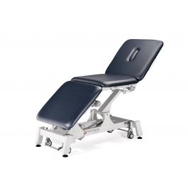 FORTRESS STABILITY BARIATRIC 3-SECTION / NAVY UPHOLSTERY / WHITE FRAME ...