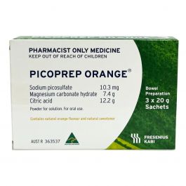 PICOPREP ORANGE SACHET / PACK OF 3 Yes Medical