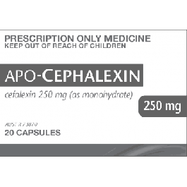CEPHALEXIN CAP / 250MG / BOX OF 20 Yes Medical Equipment| Yes Medical ...