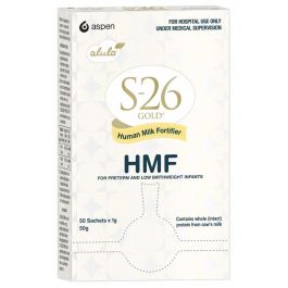 GOLD ALULA S-26 BABY FORMULA / HMF 50X1GM / BOX OF 50 Yes Medical