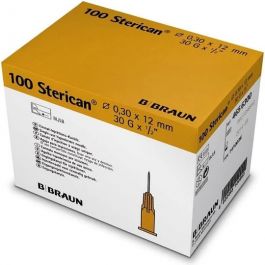 B BRAUN NEEDLE STERICAN / INSULIN / 30G X 12MM / BOX OF 100 Yes Medical