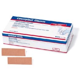 COVERPLAST CLASSIC FABRIC DRESSINGS / FIRST AID DRESSING STRIPS 2.2 X 7 ...