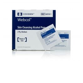 COVIDEN ALCOHOL SWABS WEBCOL KENDALL SWABS BOX/200 | Medical Supplies ...
