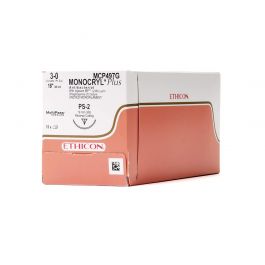 ETHICON MONOCRYL PLUS ANTIBACTERIAL (POLIGLECAPRONE 25) SUTURE ...