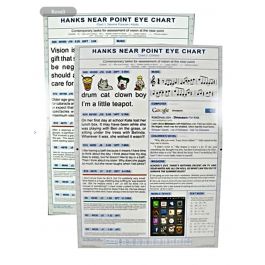 EYE CHART (Near Point - Hanks) Yes Medical