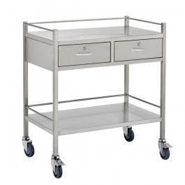 FORTRESS DOUBLE DRAWER SIDE BY SIDE TROLLEY / 800MM x 500MM x 900MM ...