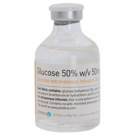 GLUCOSE INJECTION VIAL / 50% X 50ML / EACH Yes Medical