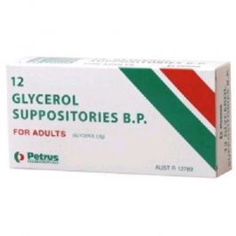 GLYCEROL SUPPOSITORY ADULT Yes Medical