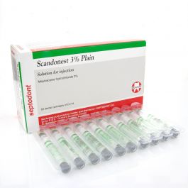 SCANDONEST PLAIN / 3% X 2.2ML / BOX OF 50 | Medical Supplies, Doctor ...