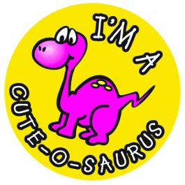 CHILDRENS STICKER I'M A CUTE-O-SAURUS / ROLL OF 250 | Medical Supplies, Doctor Supplies ...