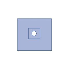 MEDLINE MINOR PROCEDURE SURGICAL DRAPE WITH CIRCULAR APERTURE / BOX-25 ...
