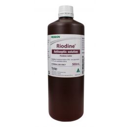 PERRIGO RIODINE 10% POVIDONE IODINE SOLUTIONS / 500ML BOTTLE | Medical Supplies, Doctor Supplies ...