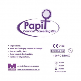 PAPIT CERVICAL SCREENING COLLECTION KIT / BOX OF 100 Yes Medical