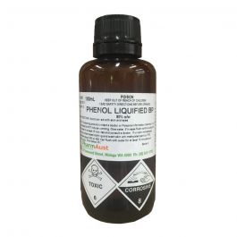 PHENOL LIQUIFIED BP SOLUTION / 80% / 100ML Yes Medical