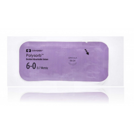 POLYSORB VIOLET SUTURES / 6-0 / 8.6MM / 45CM / SS-24 / BOX OF 12 Yes ...