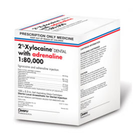 XYLOCAINE LABELS INDICATING 2% WITH ADRENALINE 1:80,000 / ROLL OF 800 Yes Medical