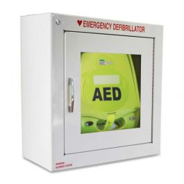 SEMI-RECESSED WALL CABINET DESIGNED TO HOLD AED PLUS | Medical Supplies ...