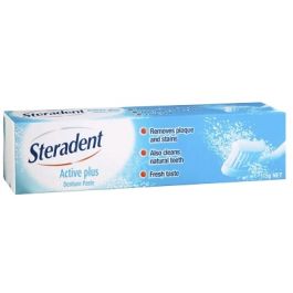 STERADENT DENTURE PASTE TUBE / 115GM Yes Medical