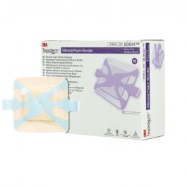 TEGADERM FOAM SILICONE BORDER DRESSING / 10 X 10CM / BOX OF 10 ...