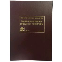 WARD REGISTER OF DRUGS OF ADDICTION Yes Medical