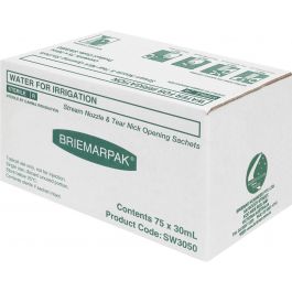 WATER FOR IRRIGATION / 30ML SACHET / 75'S | Medical Supplies, Doctor ...