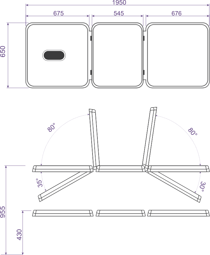FORTRESS STABILITY 3-SECTION TREATMENT TABLE | Medical Supplies, Doctor ...